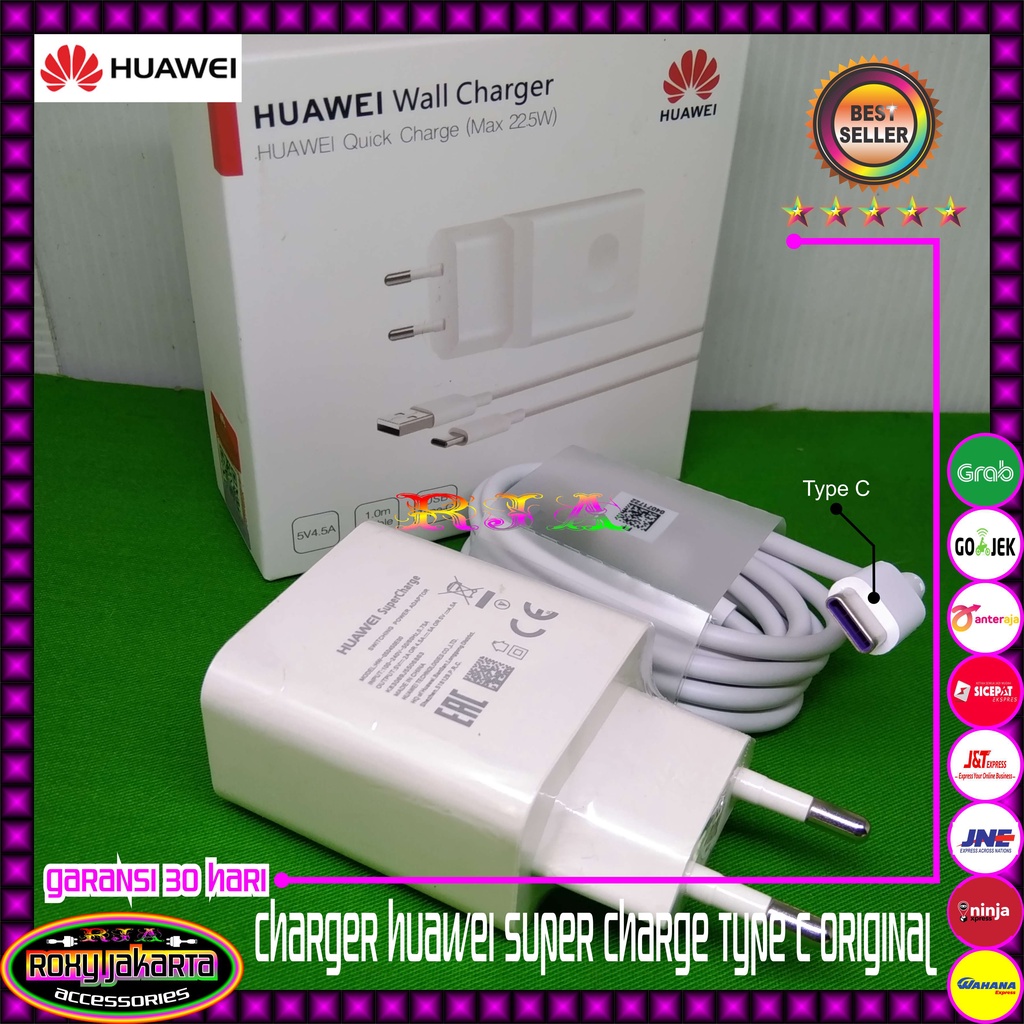 Jual Charger huawei original super charge 22.5 / 40 Watt | Shopee Indonesia