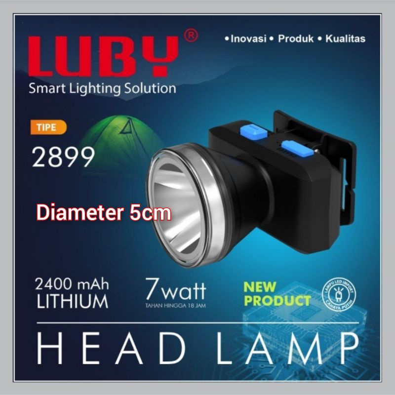 Jual Senter Kepala Luby 2903 / 2902 / 2881 /2879 / 2900 /2899 / 2876 /2877/ 2871 / 2875 / 2868 ...
