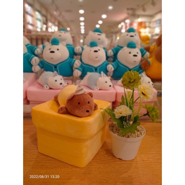 Jual WE BARE BEARS PLUSH GRIZZ PANDA ICEBEAR GIFT BOX MINISO | Shopee ...