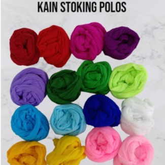 Jual Kain stoking biasa / Polos halus / Ukuran 50 cm | Shopee Indonesia