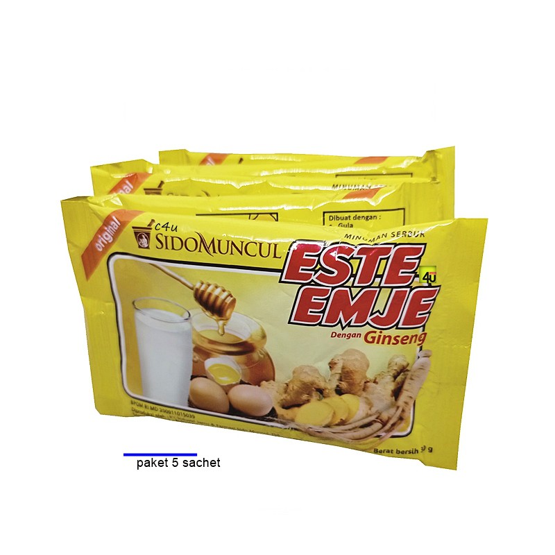 Jual [5 SACHET] Sido Muncul - Minuman Serbuk Instan Este Emje Original ...