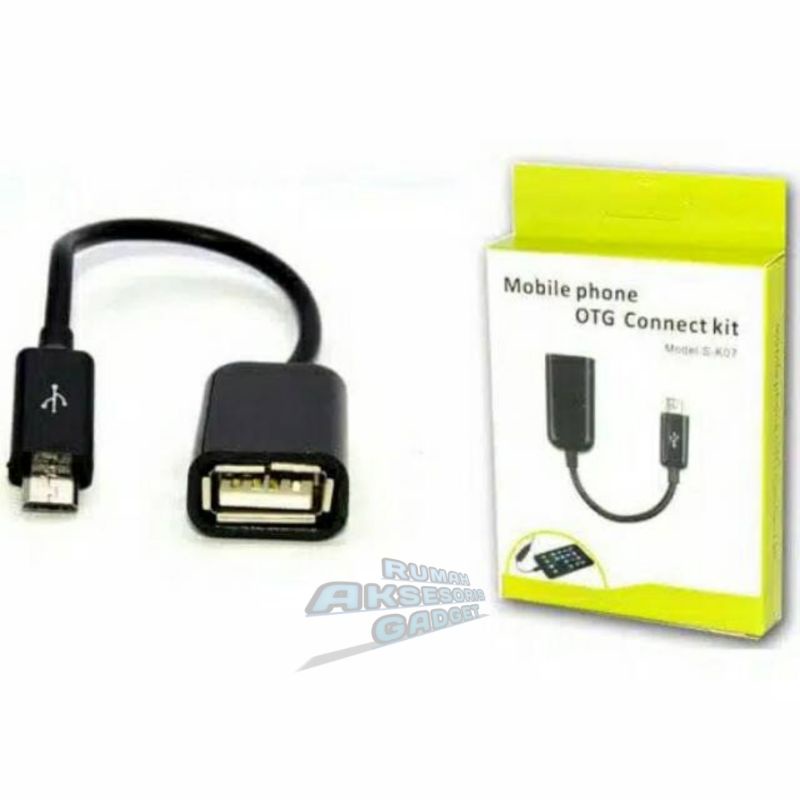 Jual Kabel OTG micro USB V8 android On The Go | Shopee Indonesia