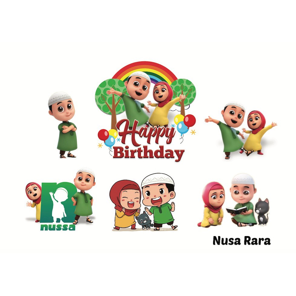 Jual Topper Kue Nussa Rara (6pcs) | Shopee Indonesia