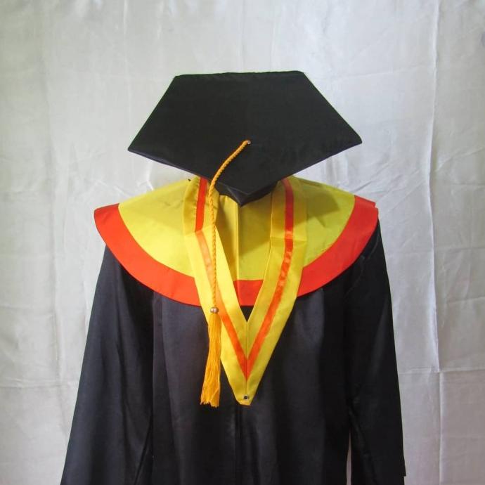 Jual BAJU TOGA WISUDA SARJANA KUNING ORANGE MAHASISWA DEWASA | Shopee ...