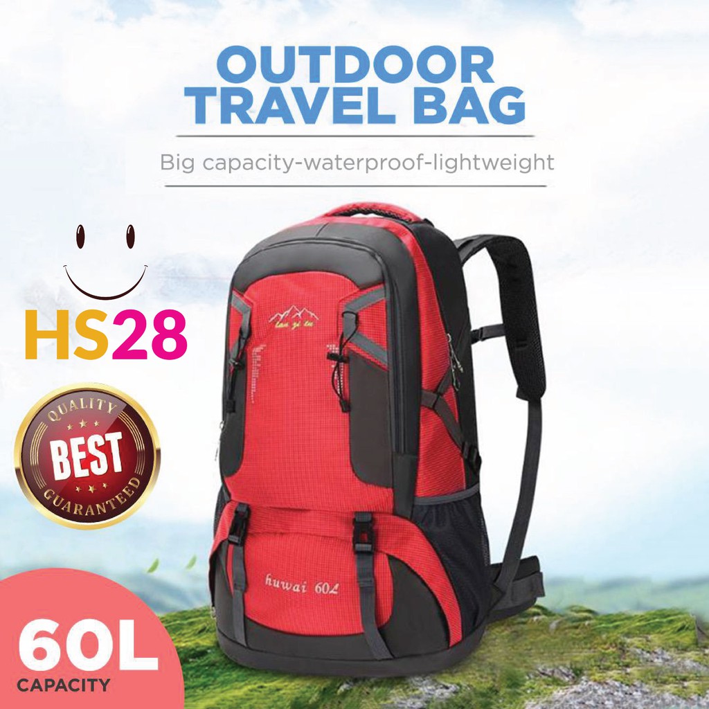Jual Camping Backpack Waterproof Big Size 60L / Tas Gunung Besar 60L ...