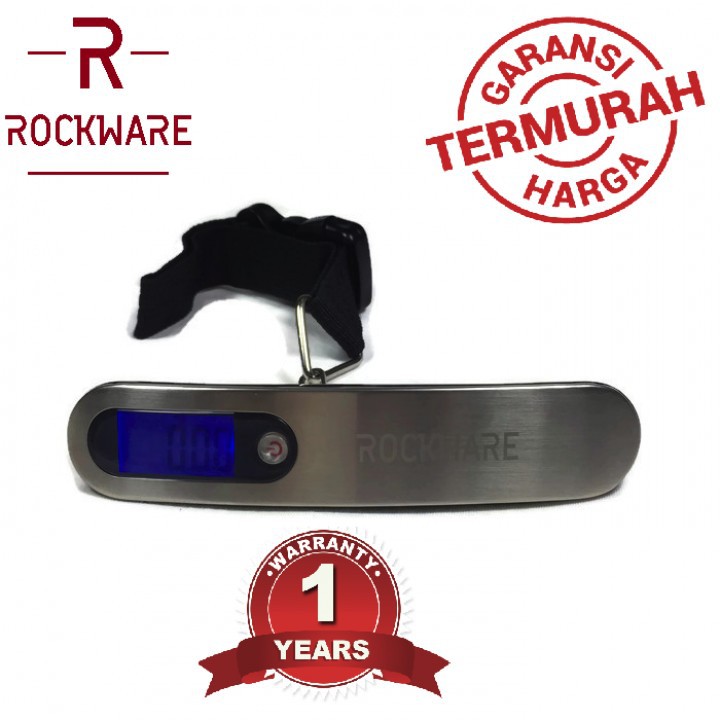 Jual Asli ROCKWARE RW-158 Metal Luggage Scale - Timbangan Koper 50 Kg | Shopee Indonesia