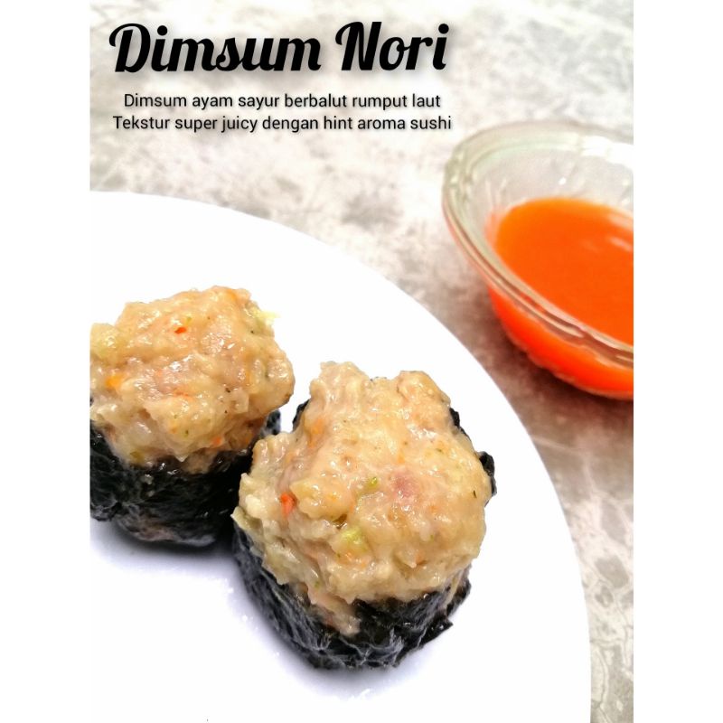 Jual Dimsum Nori / dimsum ayam rumput laut dimsum frozen food bogor ...