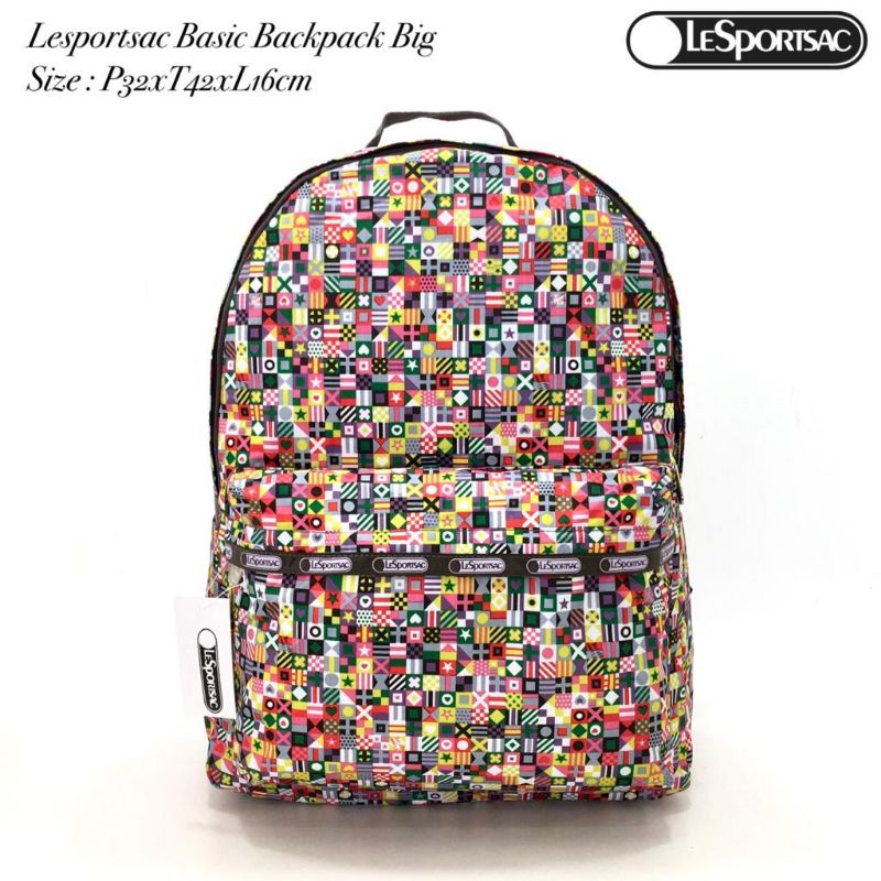 Jual PROMO Lesportsac Basic Backpack Big | Shopee Indonesia
