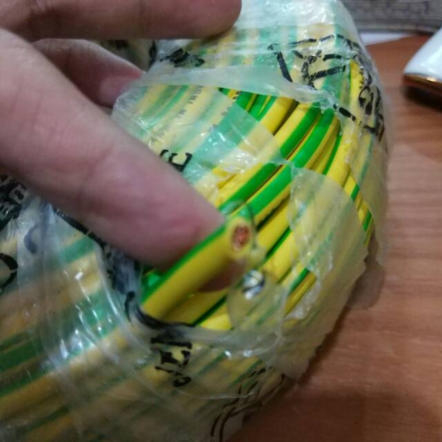 Jual Kabel serabut NYAF 6mm kuning hijau grounding cable ecer | Shopee Indonesia