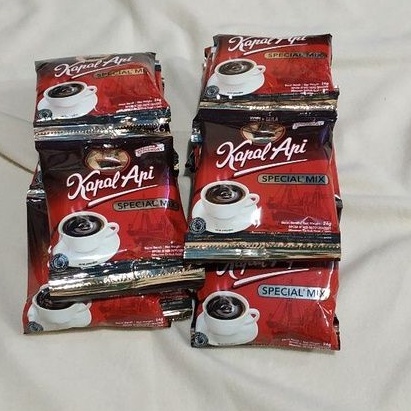 Jual KAPAL API SPECIAL MIX KOPI HITAM - KOPI SUSU SACHET 1 RENCENG ISI ...