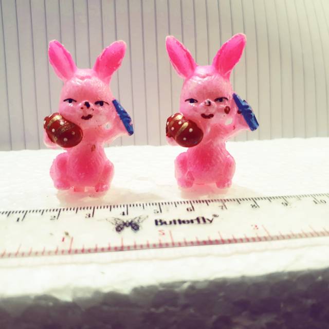 Jual Topper kelinci hiasan kue tart kelinci (1 set isi 2 pcs) | Shopee ...