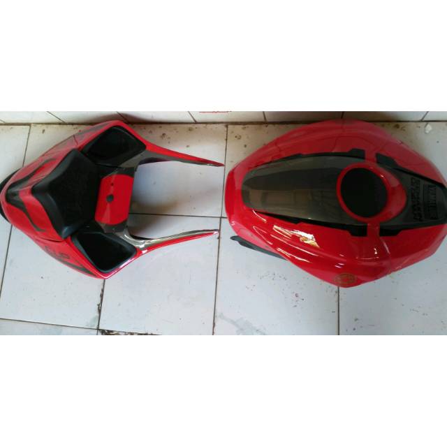 Jual cover tangki kondom tangki r6 new + body ducati buat yamaha r15 ...