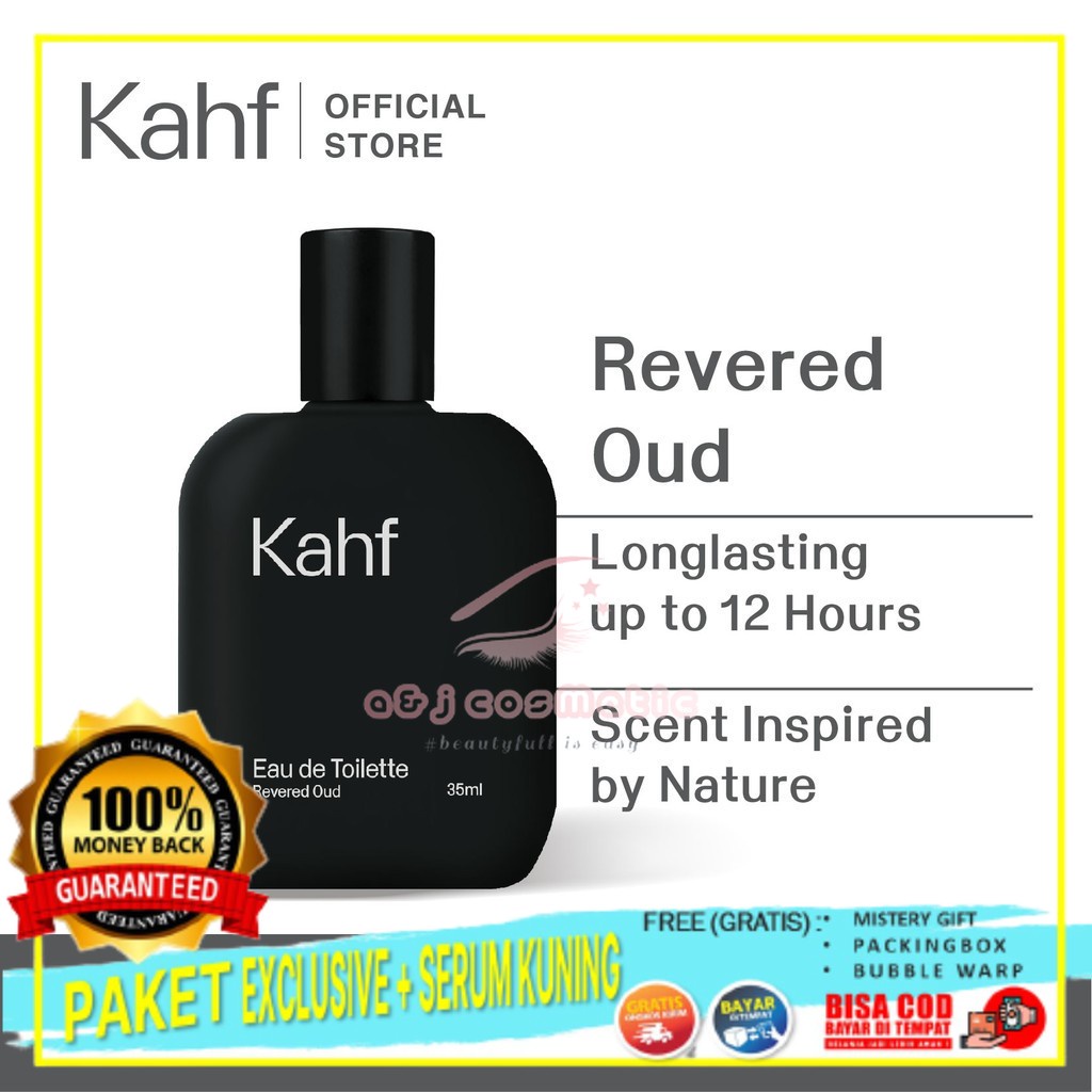 Jual Kahf Revered Oud Eau de Toilette 35 ml – Parfum Pria Tahan Lama ...