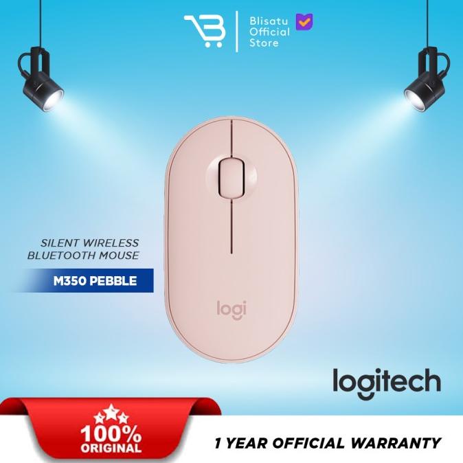 Jual LOGITECH M350 PEBBLE WIRELESS BLUETOOTH MOUSE | Shopee Indonesia