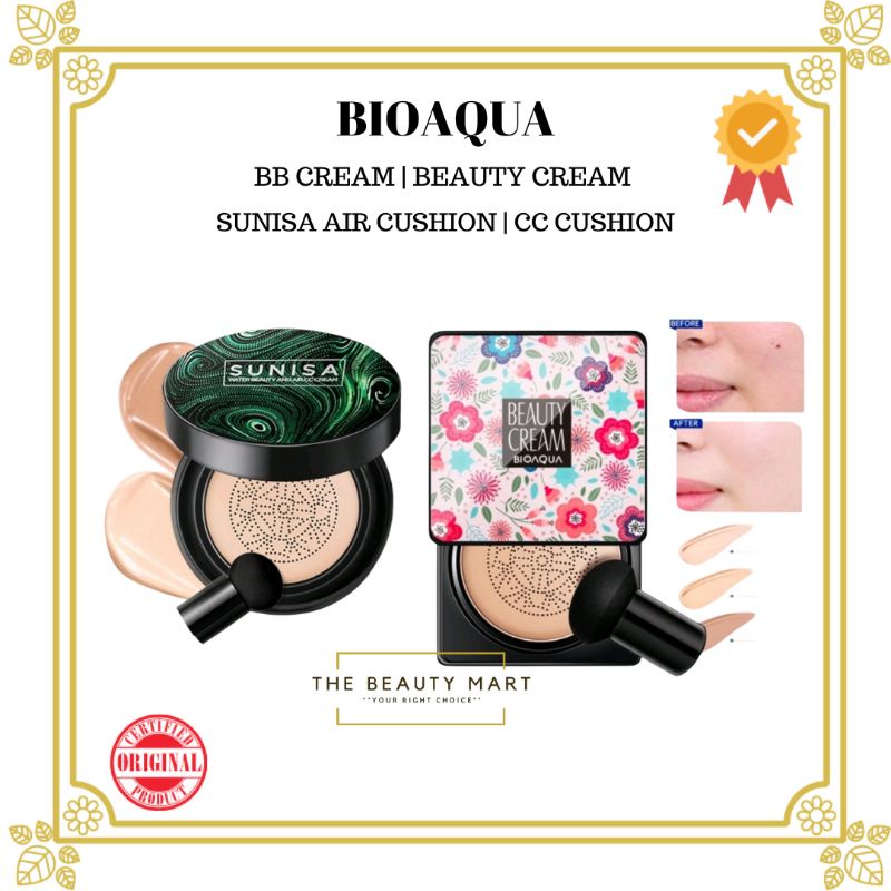 Jual BIOAQUA BB Cushion Whitening Beauty Cream 20g - BB Cream -SUNISA ...