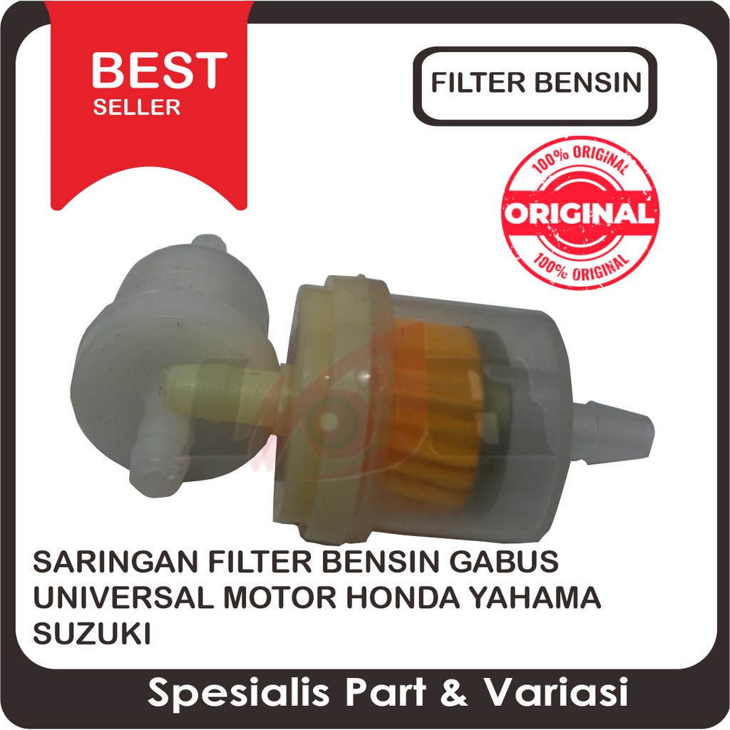 Jual Saringan Filter Bensin Gabus Universal Motor Honda Yahama Suzuki ...