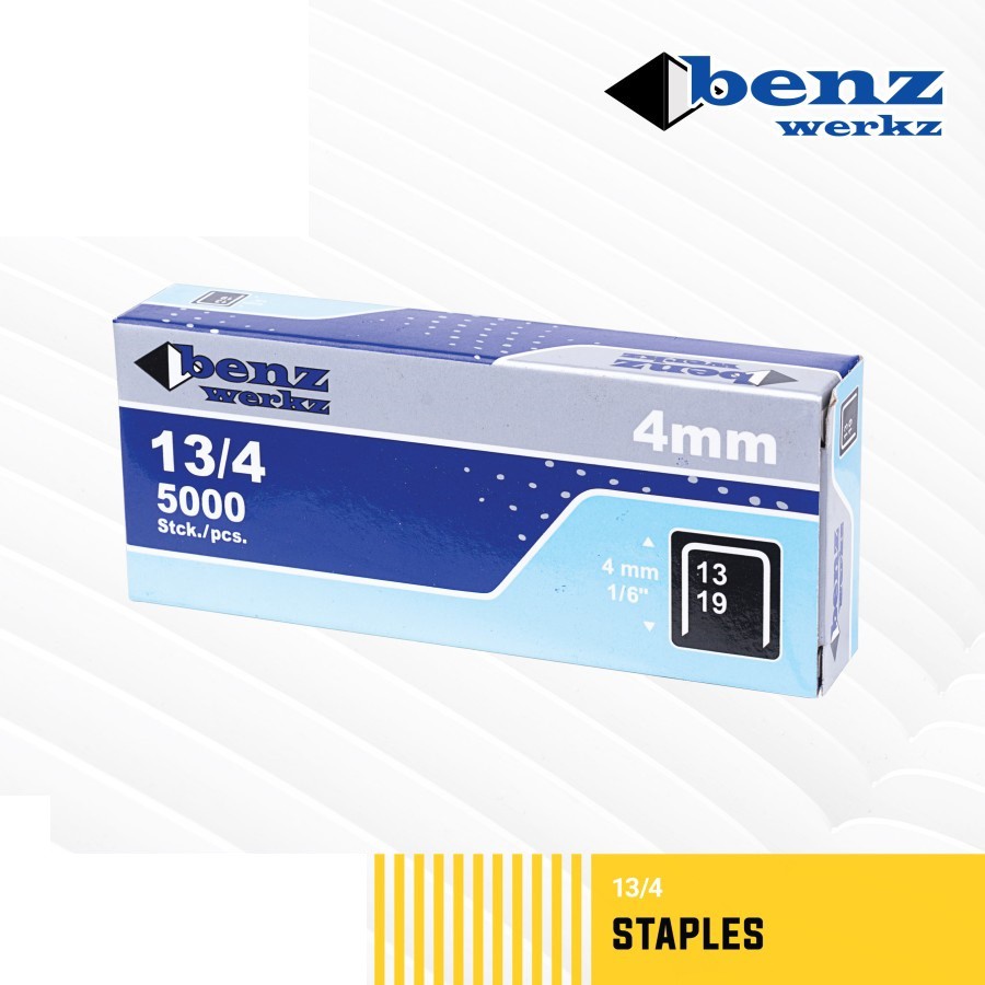 Jual Isi Staples 4mm BENZ - Mata Staples 13/4 - Isi Tembakan Gun Tacker ...