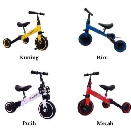 Jual Sepeda Anak Tiga Roda Happy Baby Sepeda 2 In 1 Balance Bike Tiga ...