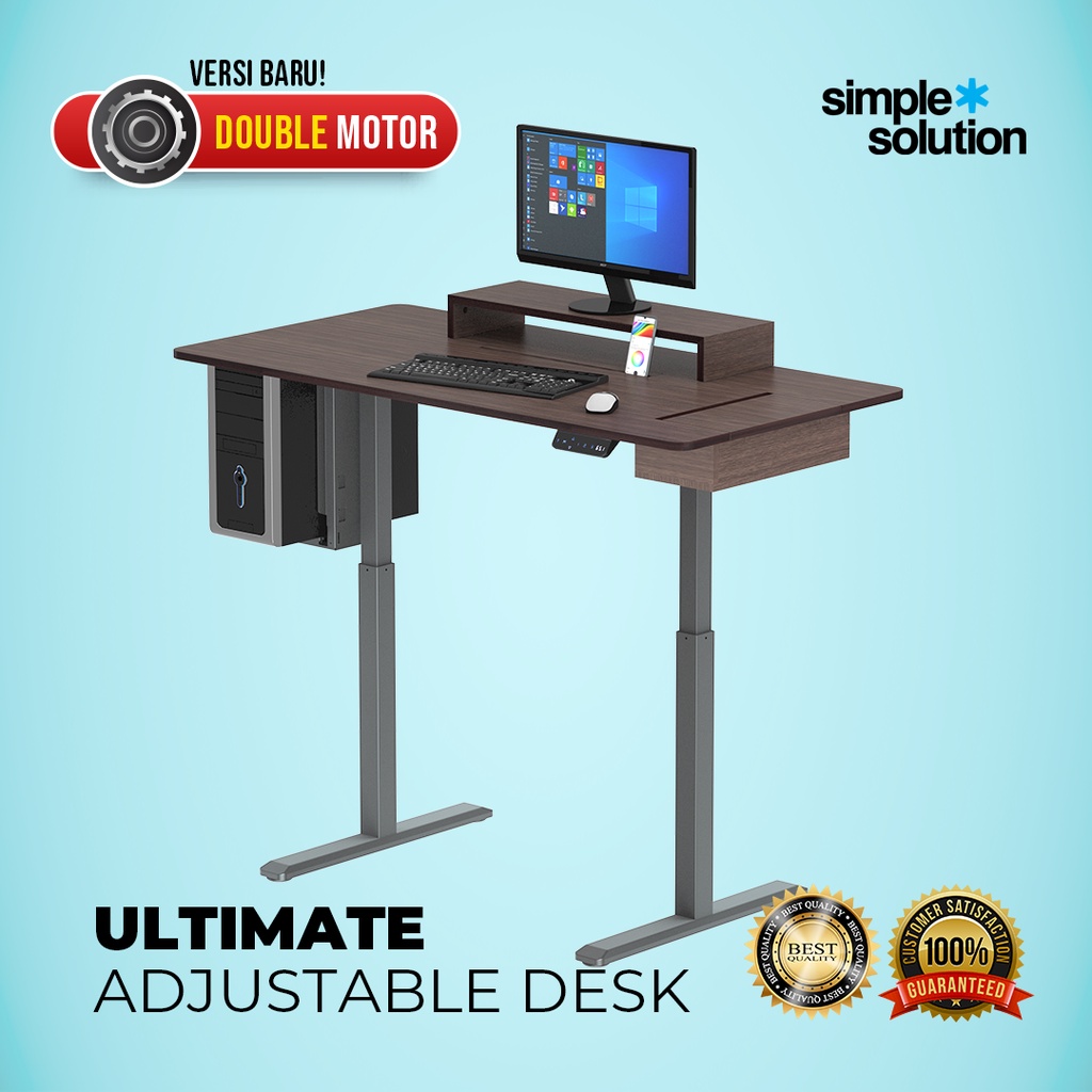 Jual Meja Elekrik | ULTIMATE Desk | Height Adjustable Desk | Meja Naik ...