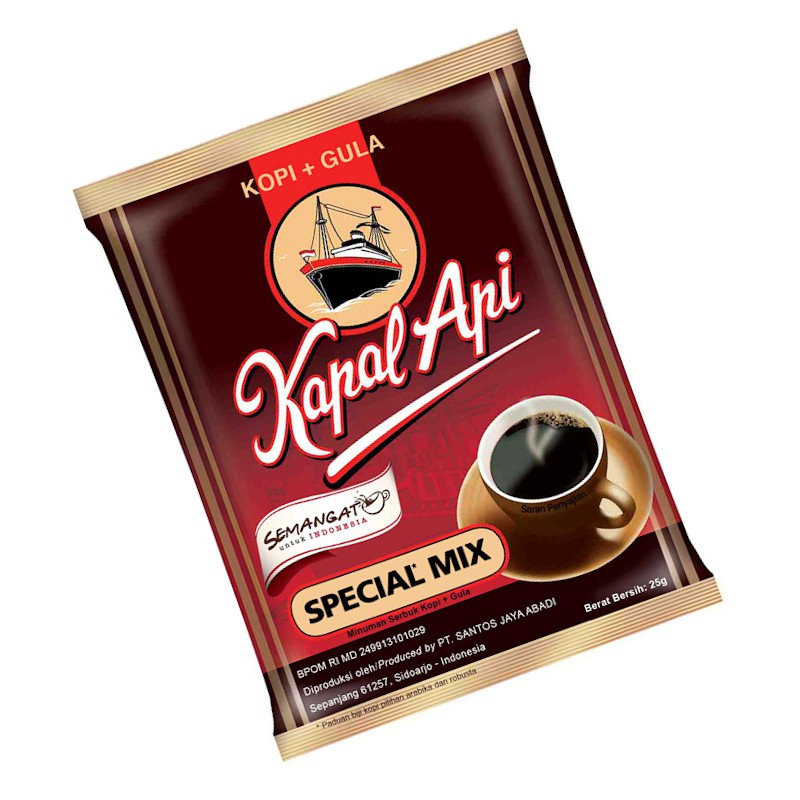 Jual KOPI KAPAL API SPECIAL MIX 25GR (1 SACHET) | Shopee Indonesia