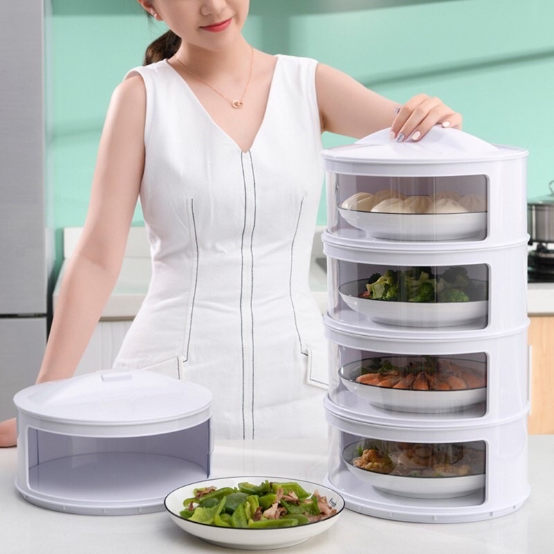 Jual Tudung Saji susun bertingkat / tempat lauk bertingkat / tempat ...