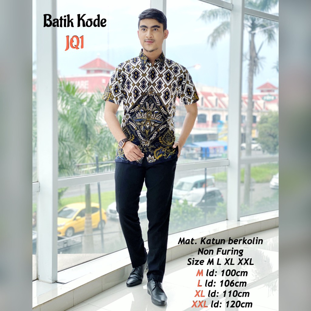 Jual Batik lanang kode JQ1 JQ2 batiklanang batik solo batik pria | Shopee Indonesia