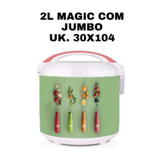 Jual Stiker Magic Com Jumbo 2L UK.30 x 104 Motif Buah LTH | Shopee ...