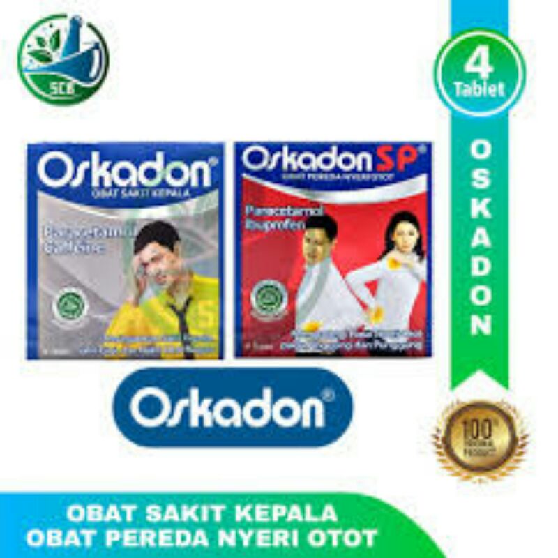 Jual Oskadon SP 1 Strip 4 Tablet / Nyeri / Demam / Sakit Kepala ...