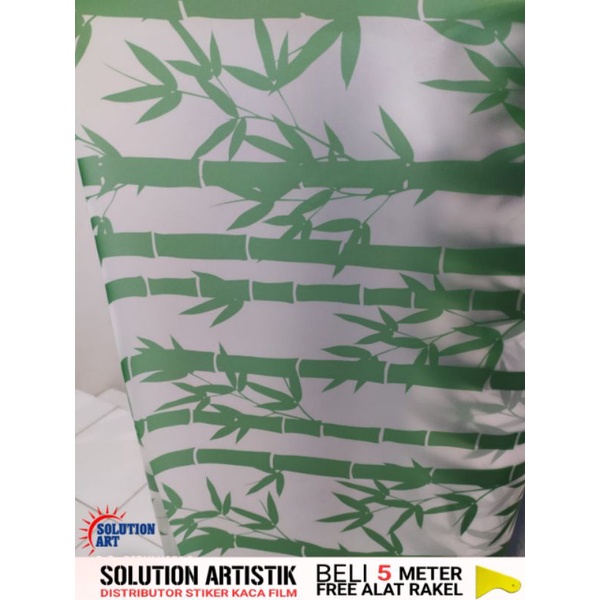 Jual Sanblast Motif / Sunblast Stiker Bambu Hijau | Shopee Indonesia
