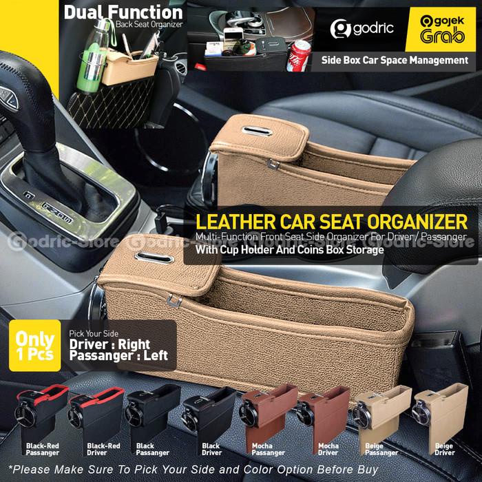 Jual Car Seat | Front Seat Leather Car Organizer Rak Mobil (Sisi Driver ...