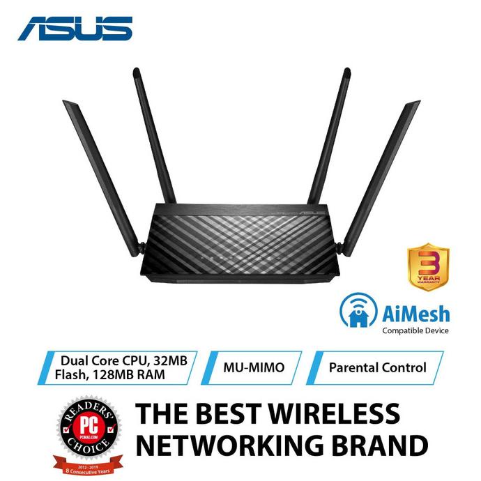 Jual ASUS RT-AC59U Wireless AC 1500 Mbps Dual Band Gigabit Router MU ...