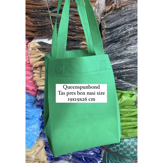 Jual TAS PRESS BOX NASI SIZE 19x19x26 dan 21x21x26 HARGA LUSIN ISI 12 ...