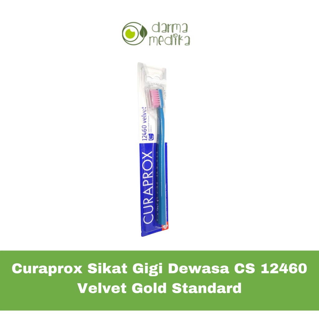 Jual Curaprox Sikat Gigi Dewasa CS 12460 Velvet Gold Standard | Shopee ...