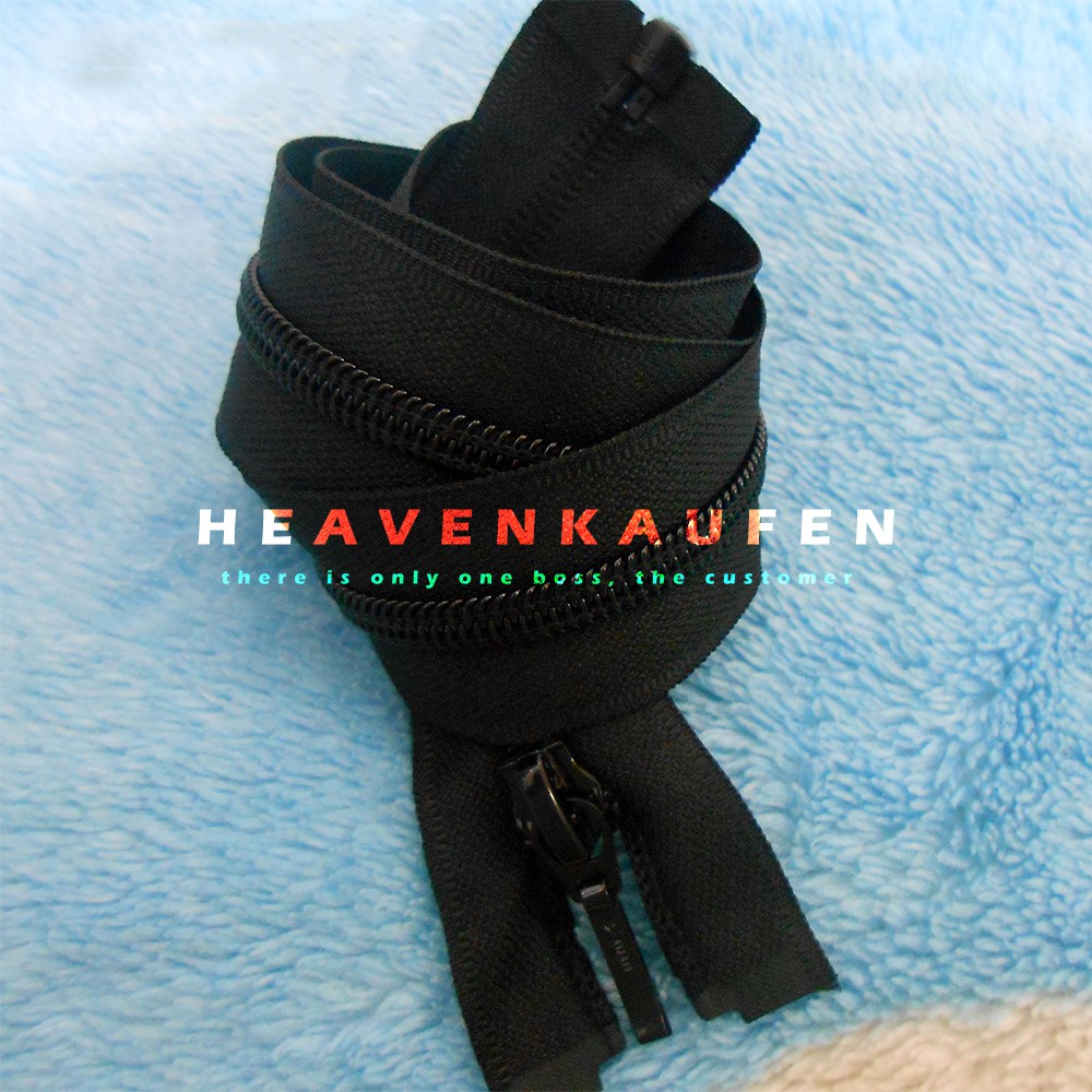 Jual Resleting Zipper YEE 60 cm Hitam Coil Murah | Shopee Indonesia