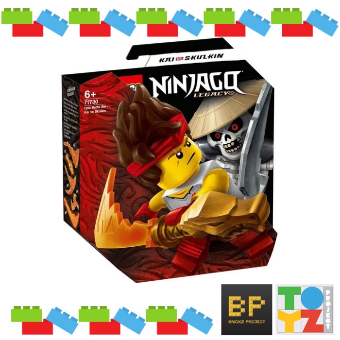 Jual LEGO Ninjago 71730 Epic Battle Set Kai vs Skulkin | Shopee Indonesia