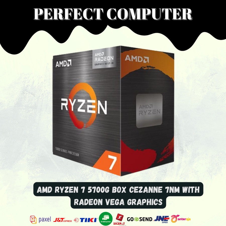 Jual AMD Ryzen 7 5700G Box Cezanne 7nm With Radeon Vega Graphics | Shopee Indonesia