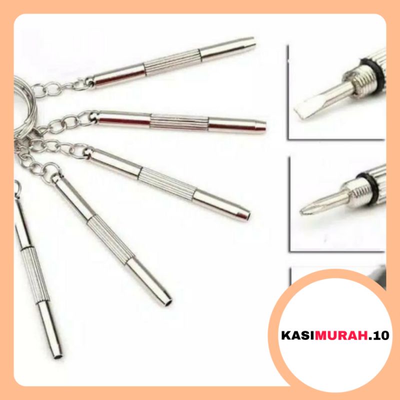 Jual Kasimurah.10 | Obeng 5 in 1 / Obeng Kacamata / Obeng Jam Tangan ...