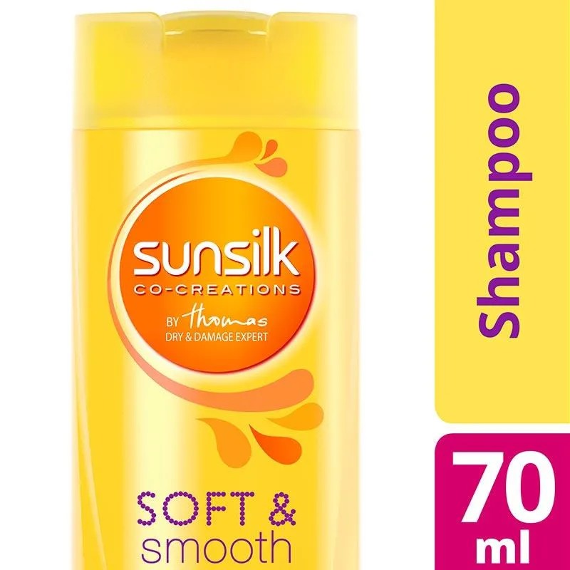 Jual SUNSILK SOFT & SMOOTH SHAMPOO/ SAMPO SUNSILK KUNING MINI PACK 70ML ...