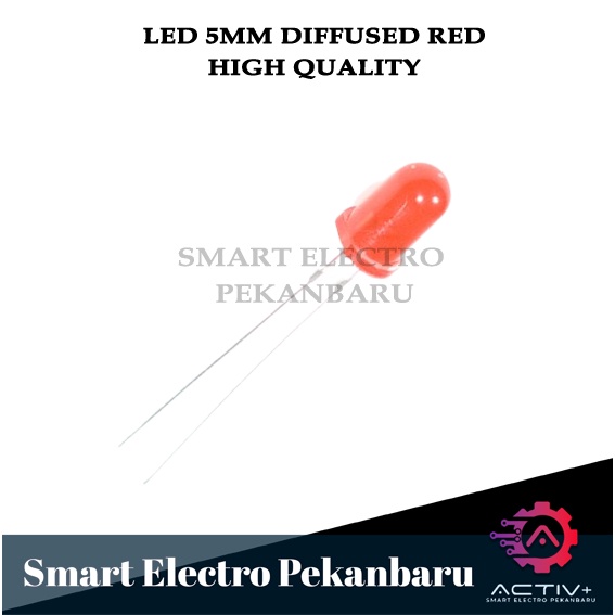 Jual HIGH QUALITY LED 3MM / 5MM DIFFUSED RED / LED 5MM WARNA MERAH F5 F3 F 3 MM 5 MM | Shopee ...