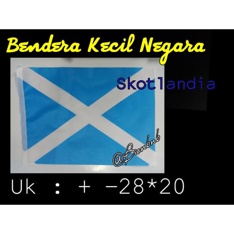 Jual Bendera Negara Skotlandia Ukuran Kecil Bendera Negara Piala Dunia ...