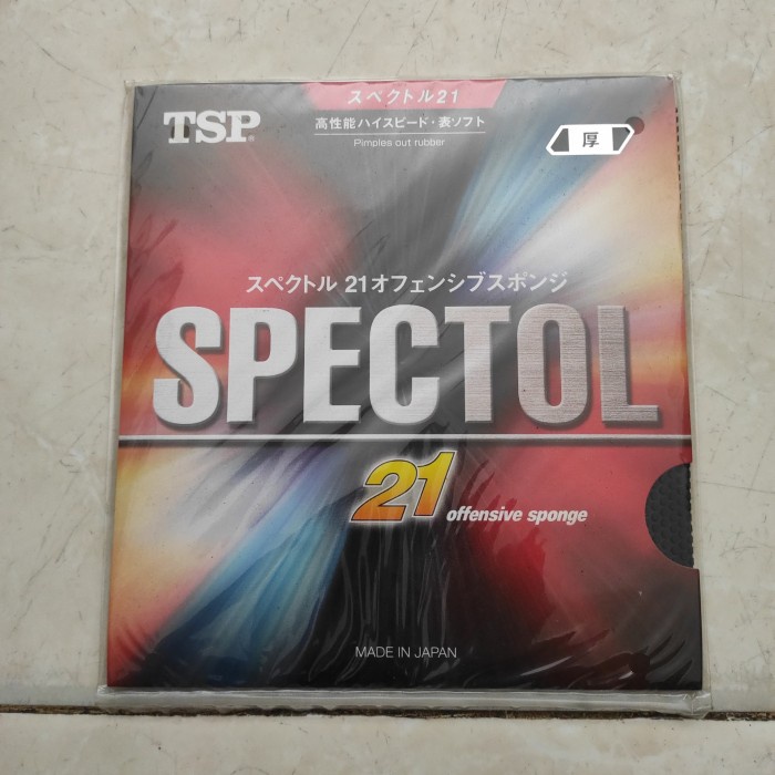Jual Karet TSP Spectol 21 sponge 1.7-1.9 Hitam | Shopee Indonesia