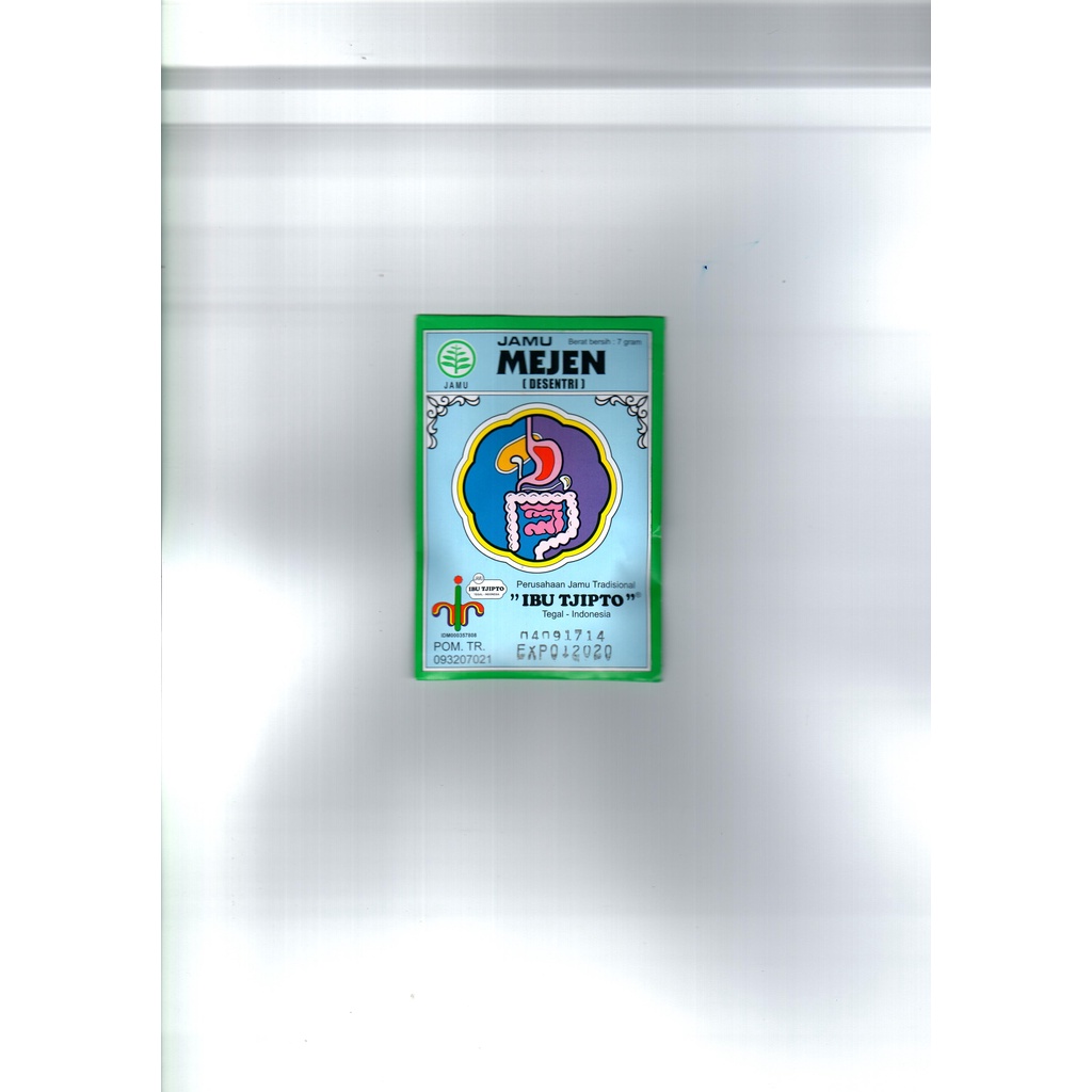 Jual MEJEN ( DESENTRI ) 1 PACK ISI 10 - JAMU TRADISIONAL IBU TJIPTO ...