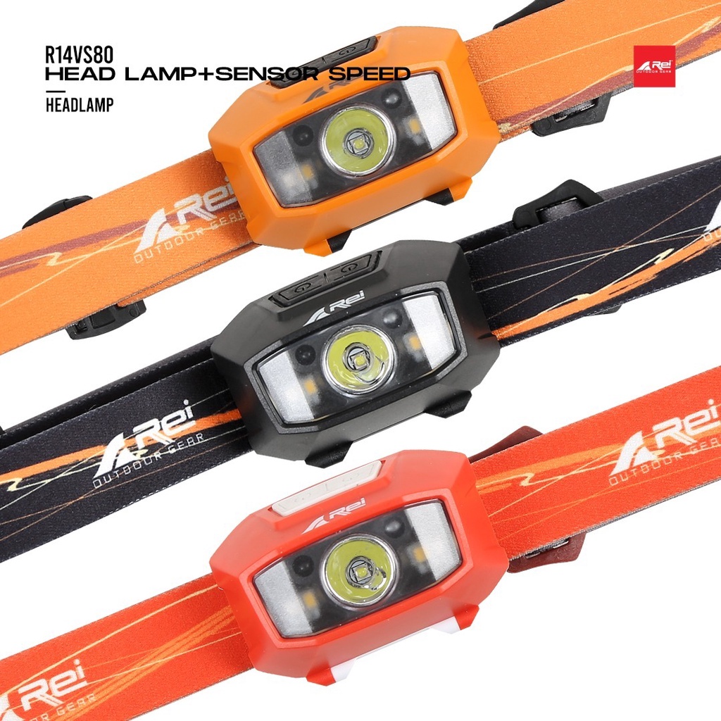 Jual Head Lamp + Sensor Speed Arei Outdoorgear | Shopee Indonesia