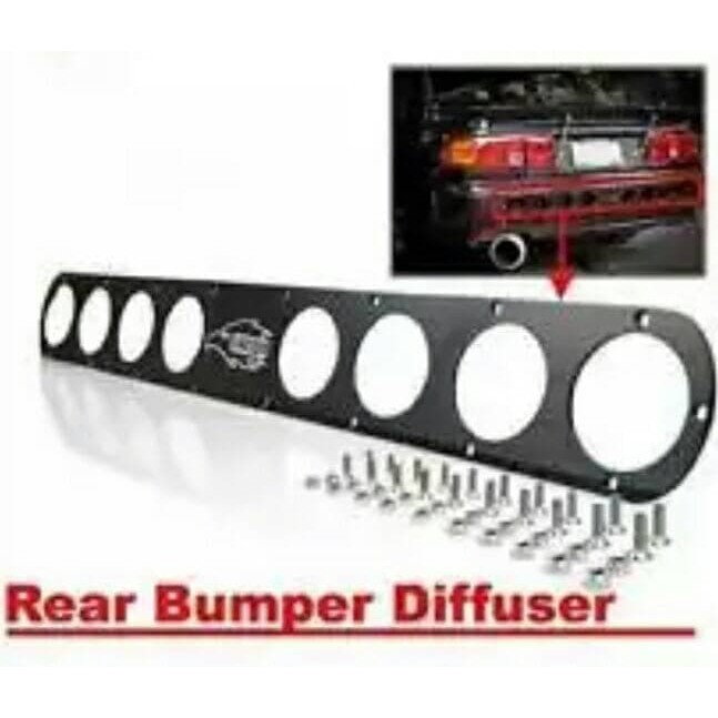 Jual REAR BUMPER DIFFUSER PANJANG 8 Lubang GOLDEN EAGLE SILVER P-I ...