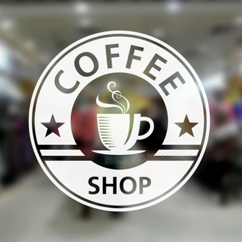 Jual Stiker Dinding Kopi Dekorasi Kafe Coffee Cup Shop Wall Sticker Cup ...
