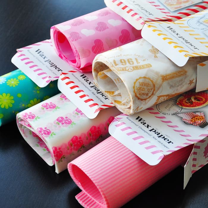 Jual Unik kertas wrap burger nasi paper bungkus sandwich box packing ...