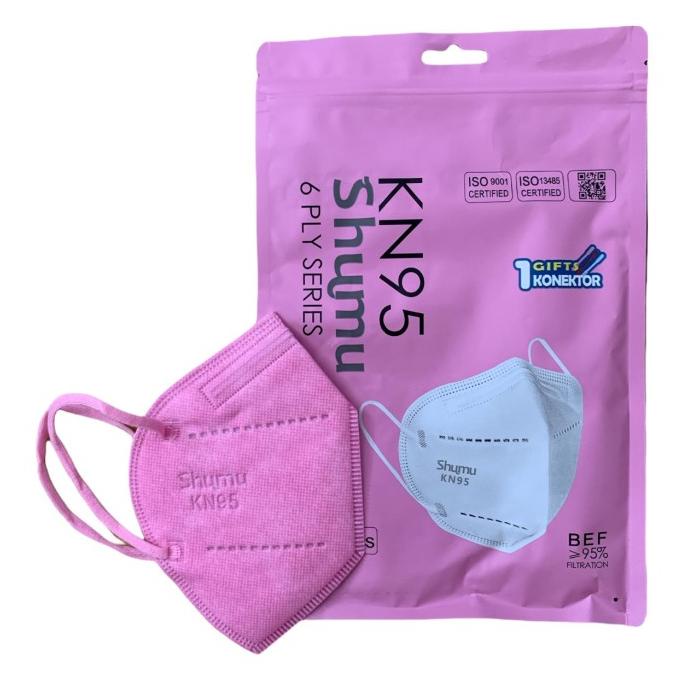 Jual Masker KN95 SHUMU 6ply Earloop ada izin kemenkes 1 Sachet isi ...