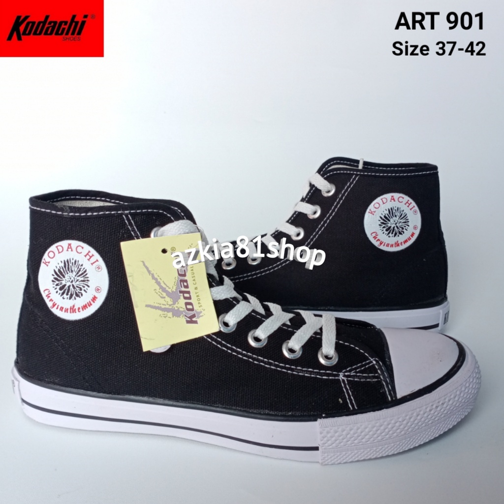 Jual Sepatu booth Casual Kodachi 901 Hitam Putih / sepatu sekolah SMP ...