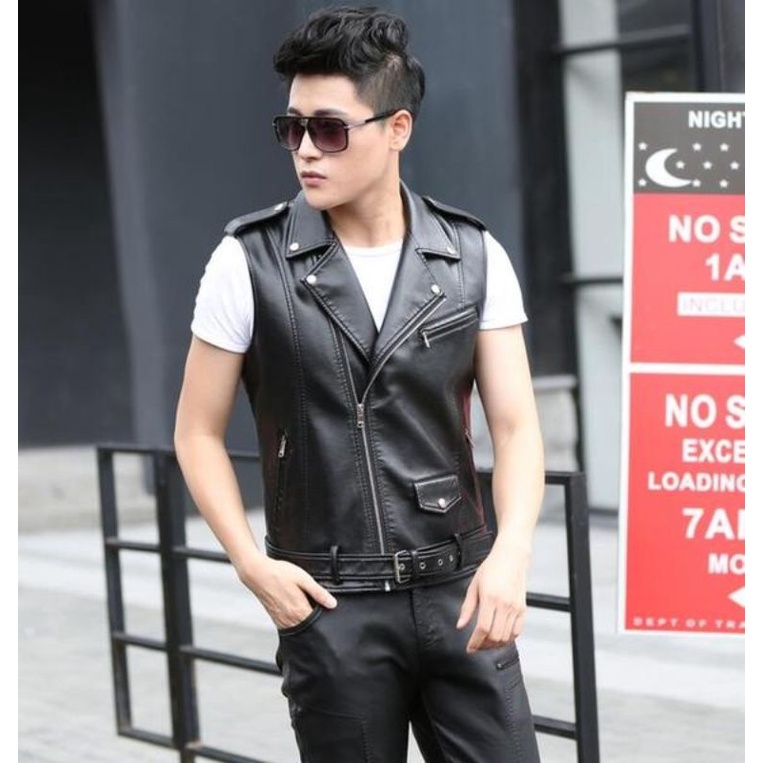 Jual Rompi Kulit Ramones Changcuters Bikers Rider Motor Touring ...