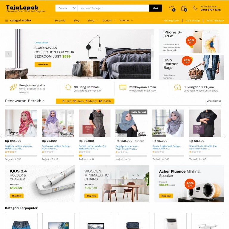 Jual Source Code Marketplace Pro Multi Vendor Seller Toko Online Shop